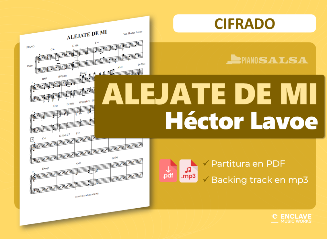 ALEJATE DE MI – Hector Lavoe – Piano Salsa